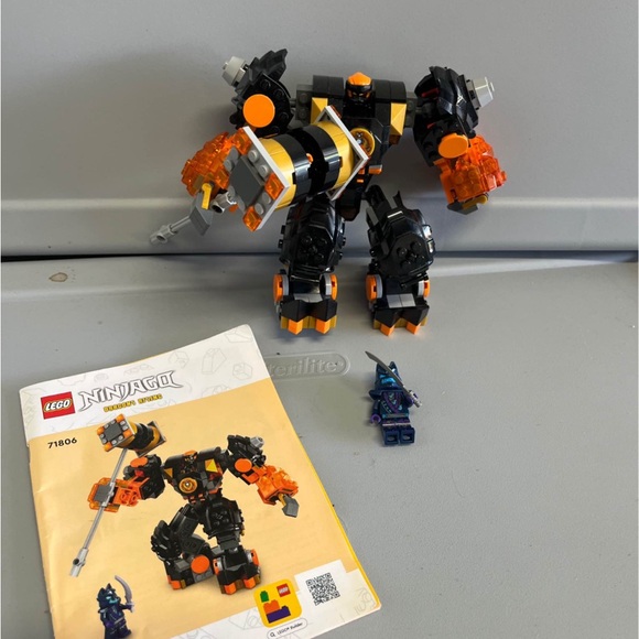 Lego | Toys | Lego Ninjago 786 Black And Orange Mech Set | Poshmark